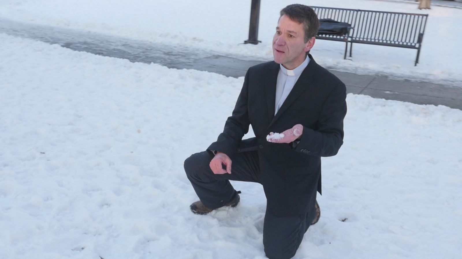 Priest’s First Time In Snow - ClickHole