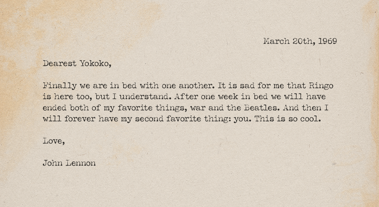 The Love Letters John Lennon And Yoko Ono Wrote To Each Other Are ...