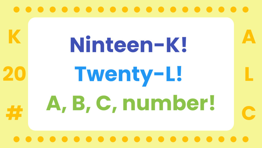 The ABCs Of Numbers!