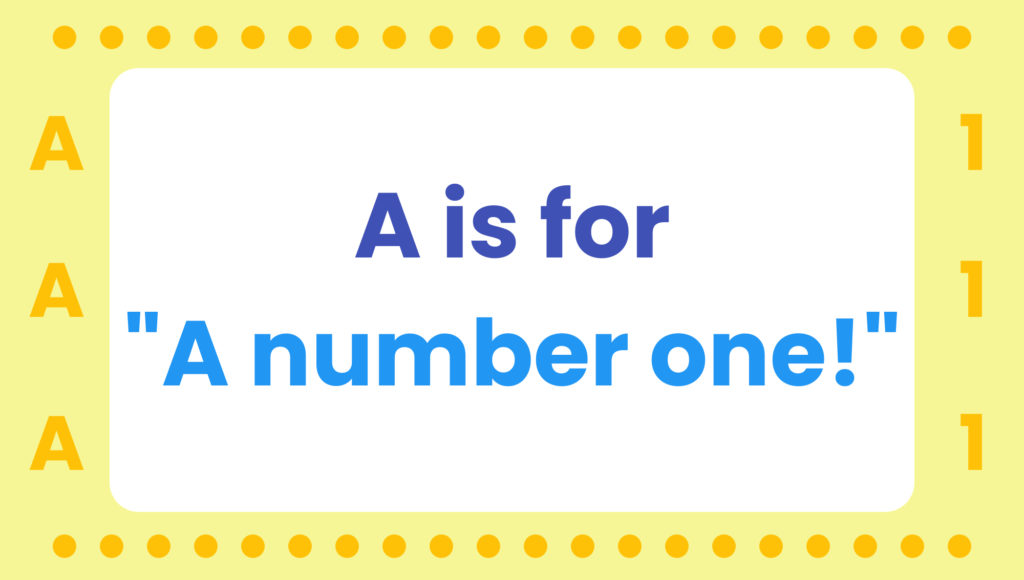 The ABCs Of Numbers!