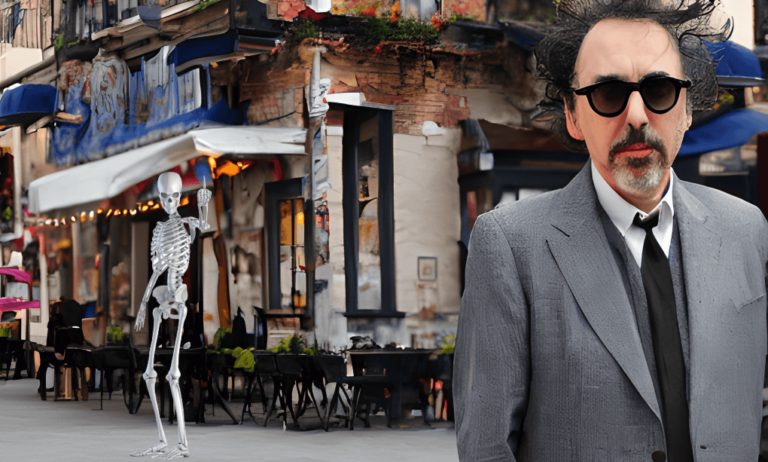 Never Meet Your Heroes: Tim Burton Just Got Flipped Off By A Skeleton ...
