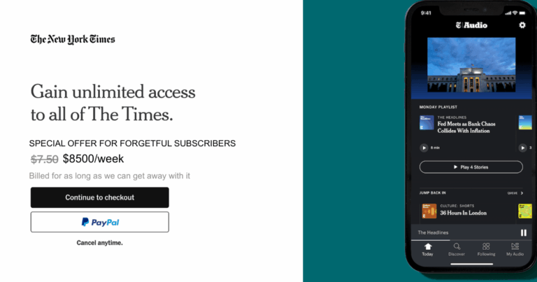 Innovative: 'The New York Times' Has Announced Their Subscriptions Will ...